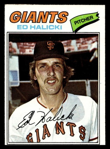 1977 Topps #343 Ed Halicki Near Mint Giants | eBay