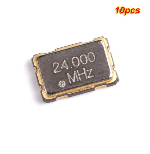 10pcs SMD 5032 24MHz ±25PPM 3.3V active crystal oscillator 4-pin ...