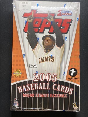 2005 topps Baseball 1st Edition 2nd Series 20 Pack Factory Sealed Hobby ...