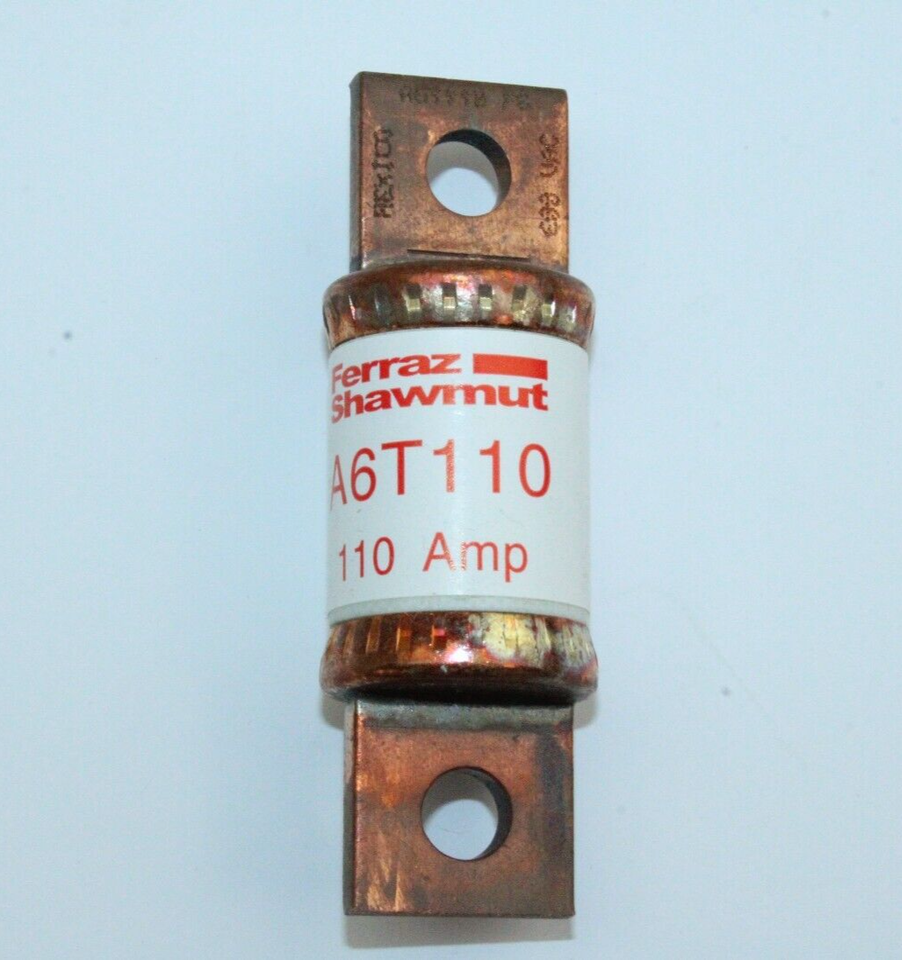 Mersen A6T110 Fuse 110Amp 600V Class T Fuses K219383 | eBay
