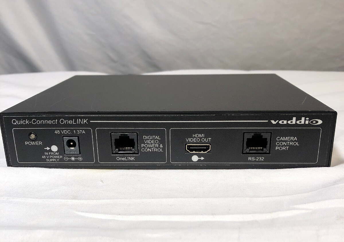 Vaddio Quick-Connect OneLINK - 998-1105-019 | eBay