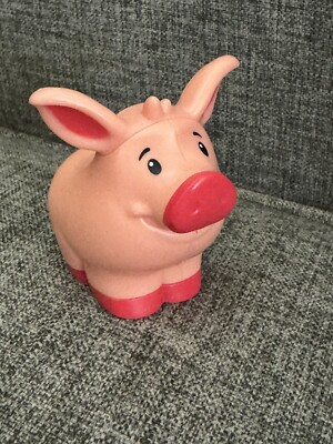 Fisher Price Little People Pink Pig Replacement Caring Animals Tractor ...