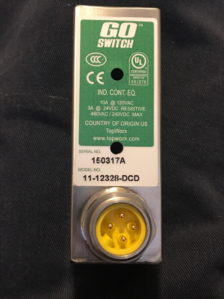 New GO Switch 11-12328-DCD Magnetic Proximity Switch Stainless Steel 4 ...