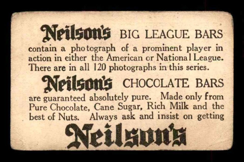 1922 Neilson's Chocolate V61-1 Bill Cunningham | eBay
