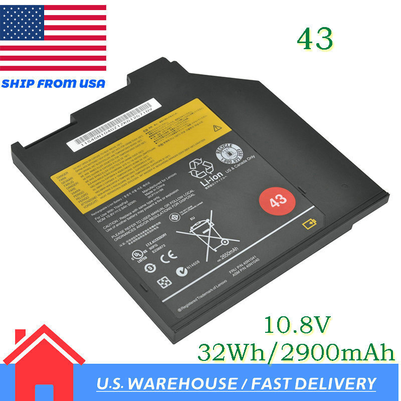 Genuine 45n1041 Battery for Lenovo ThinkPad X6 Ultrabase IBM W500 Z60m ...