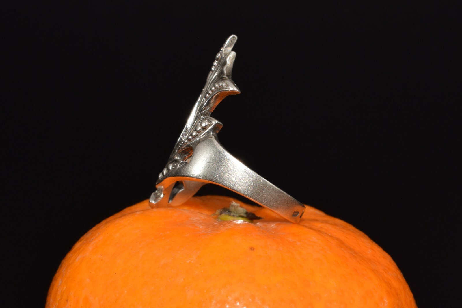 Rare Ukraine STERLING SILVER 875 " Patterns " Ring 7 … - Gem