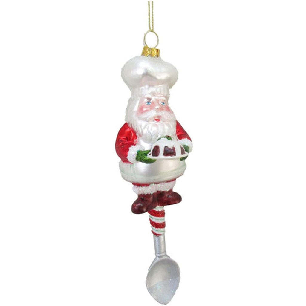 December Diamonds 79-81399 Dessert Santa Spoon Ornament | eBay