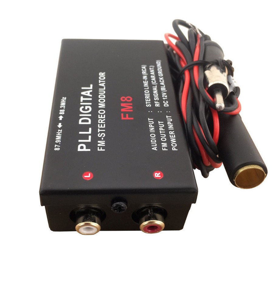 Universal FM Modulator for Car Stereo Aux In MP3 Adapter | 7-9.9 in ...