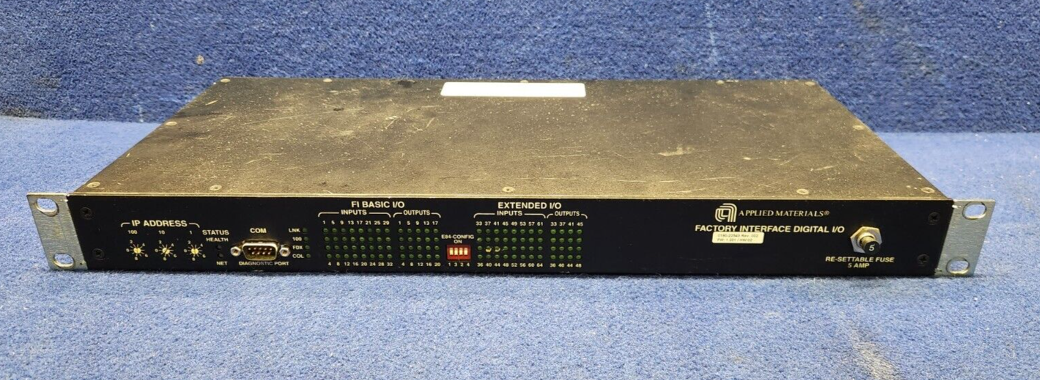 AMAT Applied Materials 0190-22543 Factory Interface Digital I/O FI ...