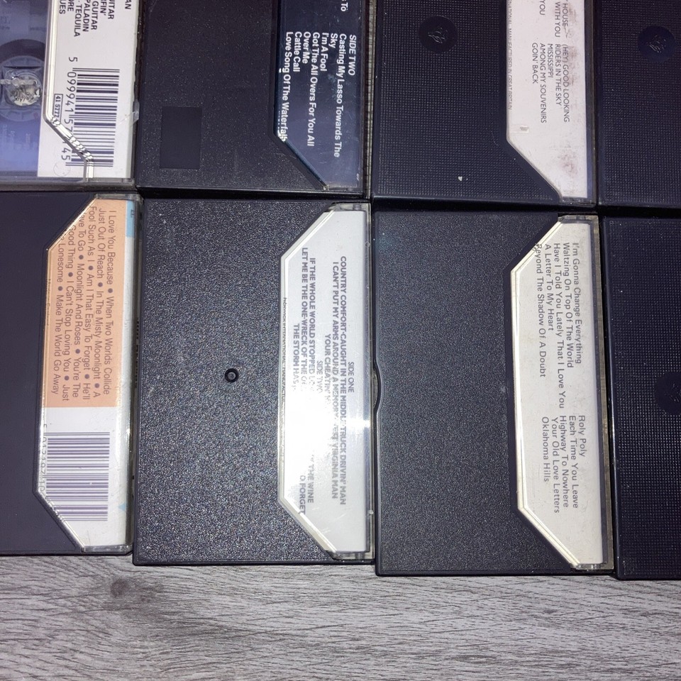 21 Various Country & Western Cassettes Joblot Inc Johnny Cash Glen ...