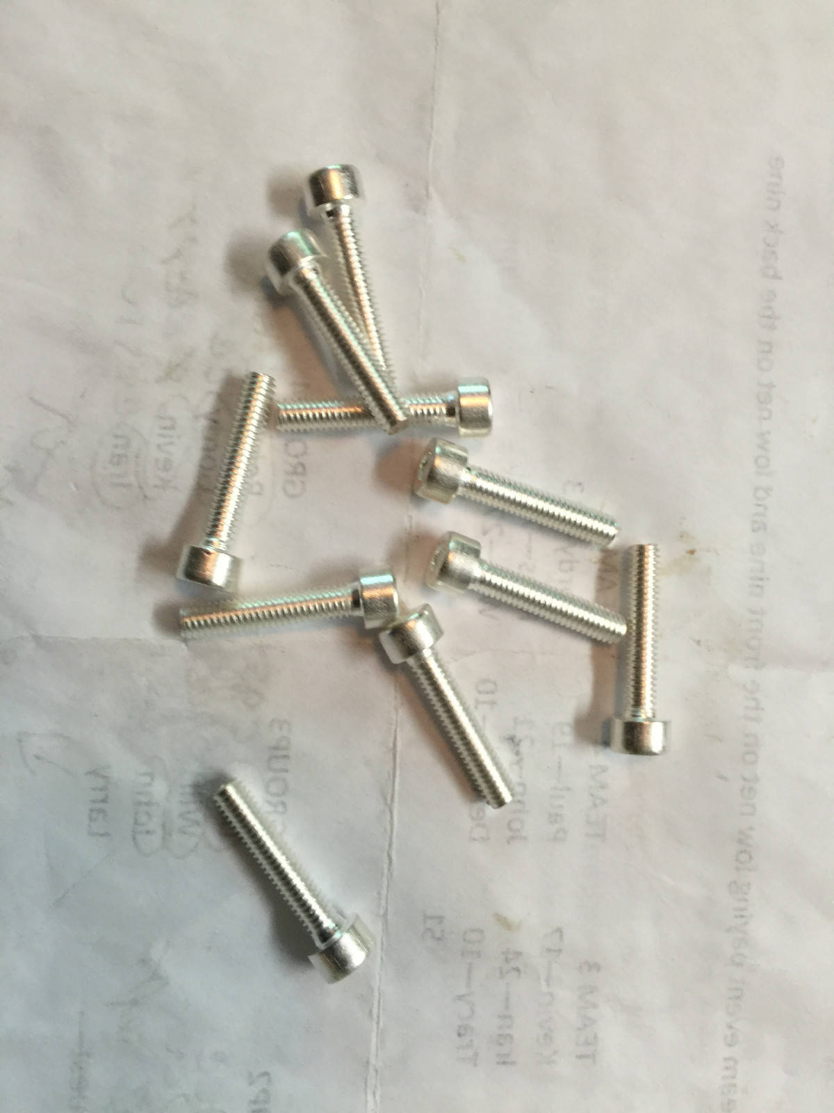 Qty (10) U-C Components M4 X 20MM L Silver Plated SS Cap Screws, MC-420 ...