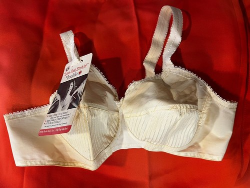 Vintage Lovable Bullet Bra Cotton 36 A 1950s 1960s wireless Cone New W ...