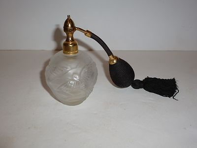 Brevette France Frosted Glass Atomizer, Bird with Spread Wings, Marcel ...