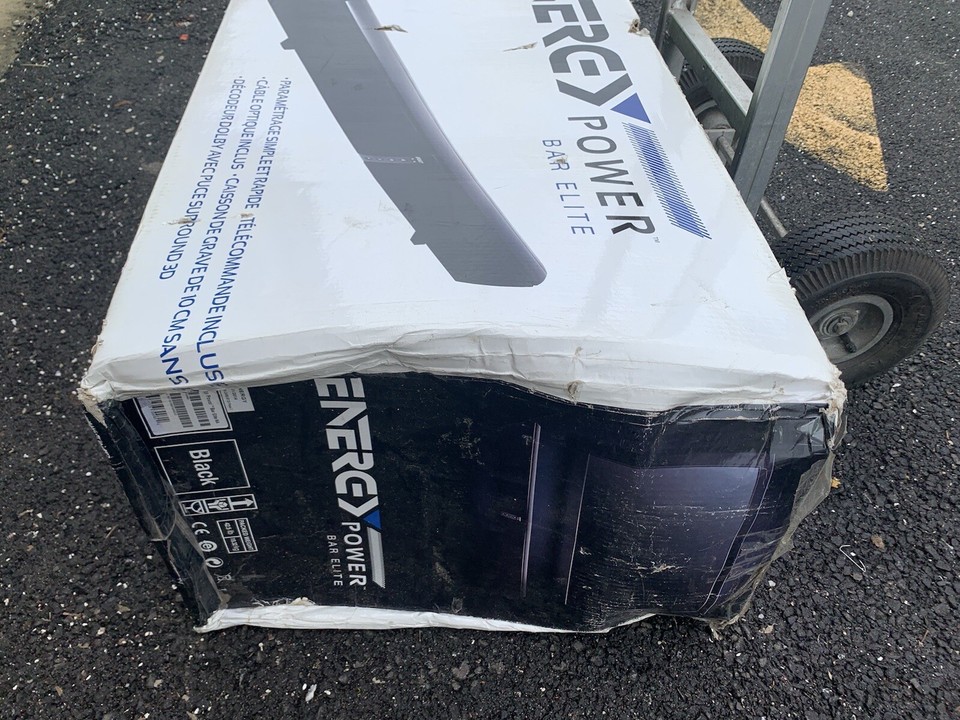 Energy Power Bar Elite Soundbar with Wireless Subwoofer (Black Satin ...