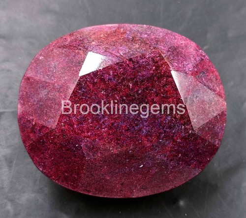 Natural Certified 3480 Ct Blood Red Color Ruby Rare Oval Cut Loose ...