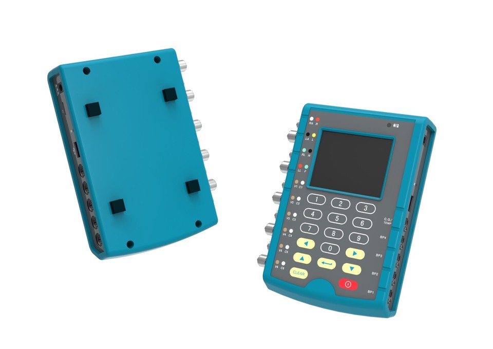 MS400 Multi Parameters ECG Simulator IBP TEMP Patient Machine Touch ...