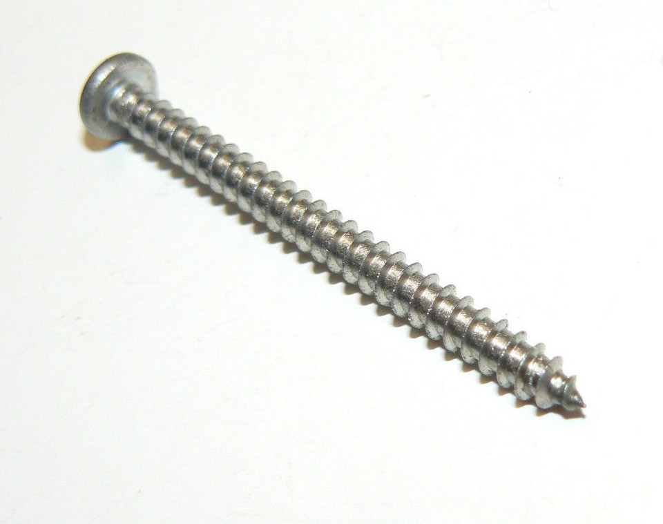 #8 x 2" Pan Head Phillips-Pin Security S/S Sheet Metal Screws - 25 Pcs ...