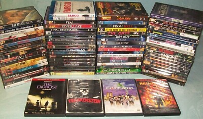 Horror DVDs and Blu-rays E to J $2.95 to $9.95 You Pick Buy More Save ...