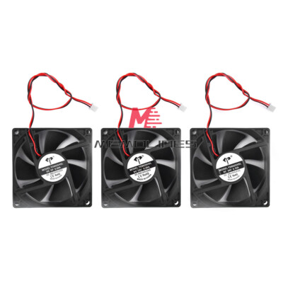 8010/8015/8020/8025 DC5/12/24V 2Wires 8CM Cooling Fan USB Computer Case ...