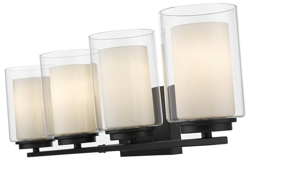 Z-Lite 426-4V Chrome Willow 4-Light 31-1/2"W Bathroom Vanity Light | eBay