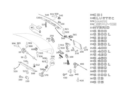 Genuine Mercedes-Benz Interior Lamp 221-820-21-01 | eBay