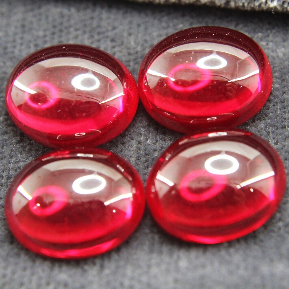 44.05 Ct Certified Natural Red Ruby Cabochon Shape Loose Gemstones | eBay