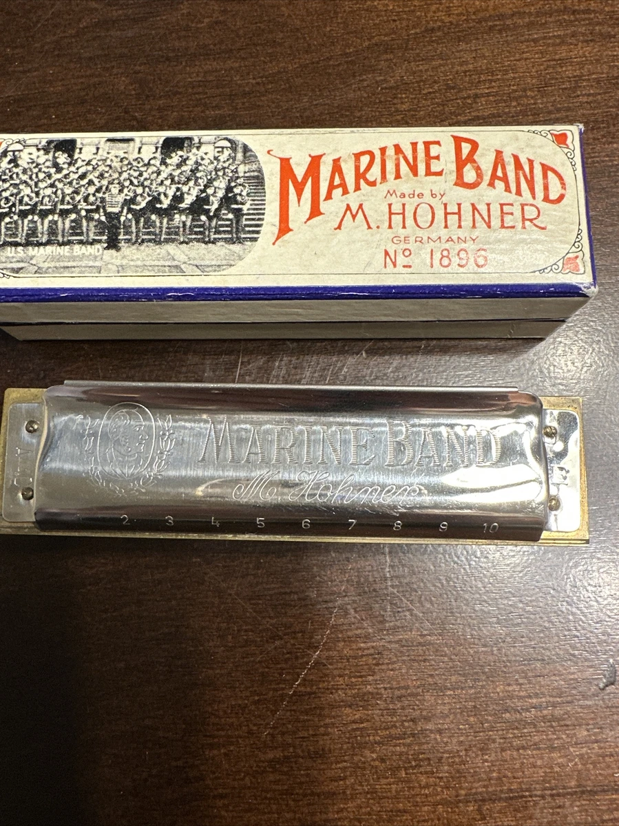 Vintage Marine Band Harmonica 365 Made By Hohner Germany , 56% OFF