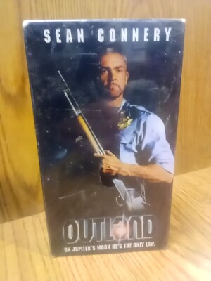 Outland (VHS, 1997) Sean Connery Sci Fi Movie Futuristic Western ...
