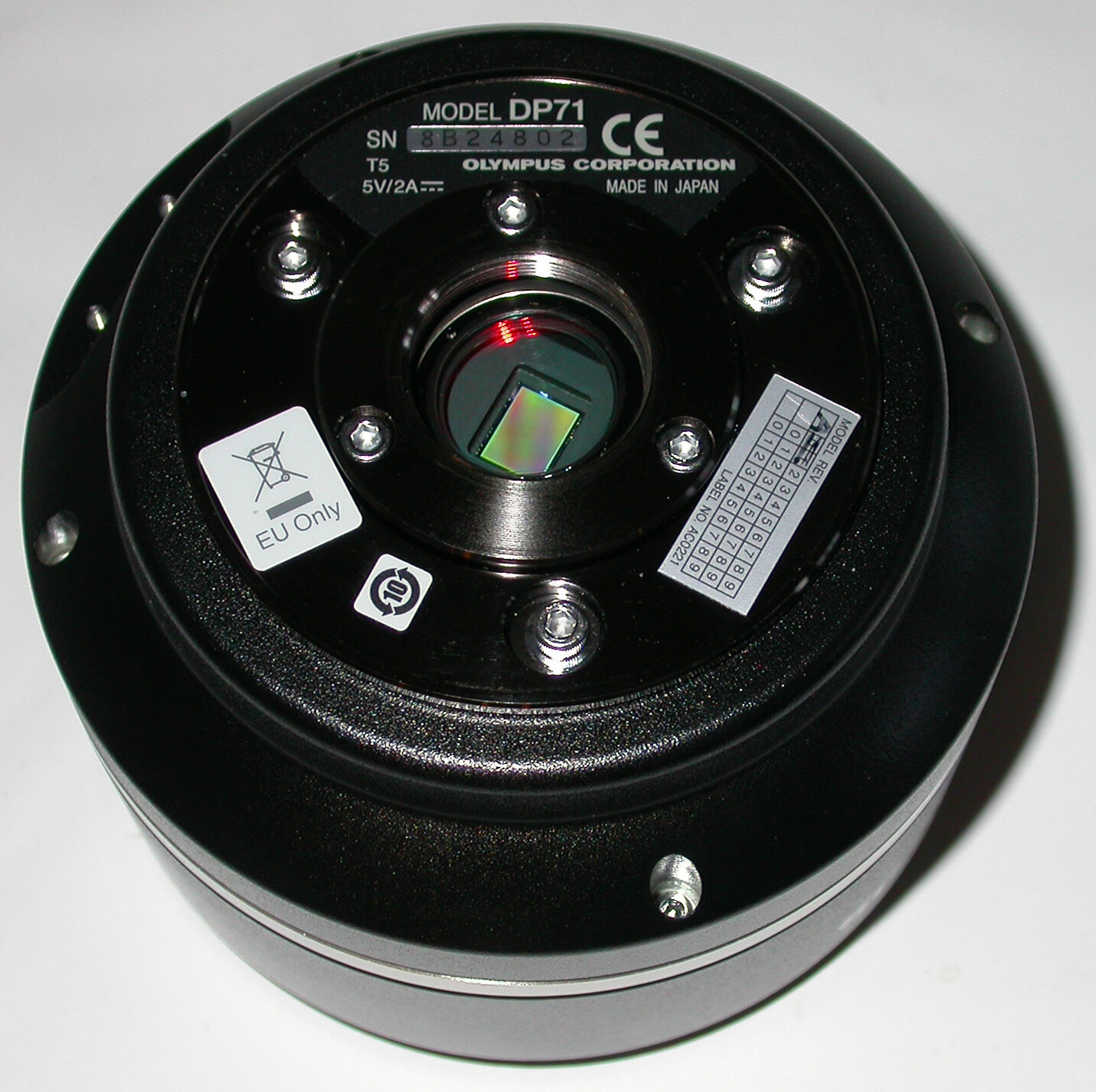 Olympus DP71 High Resolution 12.5 MP Microscope Camera Fluorescence ...