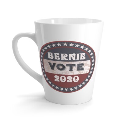 Vote Bernie 2020, Latte mug, Vintage Inspired, Bernie Sanders For ...