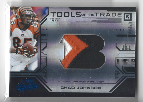 CHAD 'OCHOCINCO' JOHNSON 2008 Playoff Absolute TOTT Jumbo Patch Relic ...