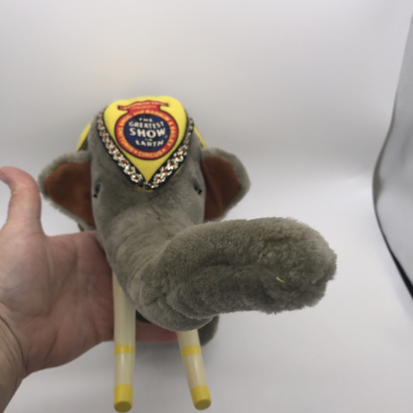 King Tusk Plush Circus Elephant Toy Ringling Bros. Barnum & Bailey 1987 ...