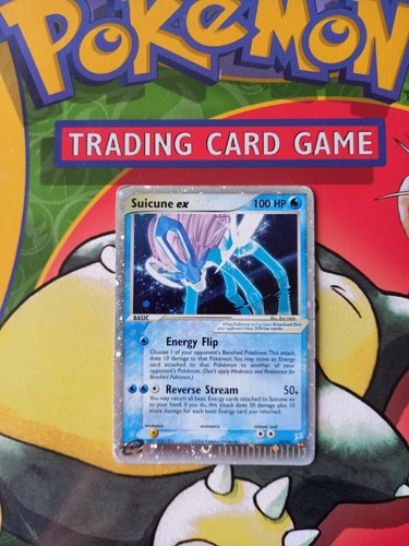 Suicune EX 94/95 EX Team Magma Vs Team Aqua Holo Rare Pokemon Card ...