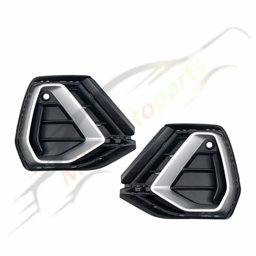 Plating Front Bumper Fog Light Cover A Pair For Audi Q3 S-Line 2019 ...