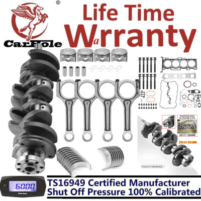 G4KH G4KF Engine Overhaul Rebuild Kit Fit Hyundai Santa Fe Sport Kia 2 ...