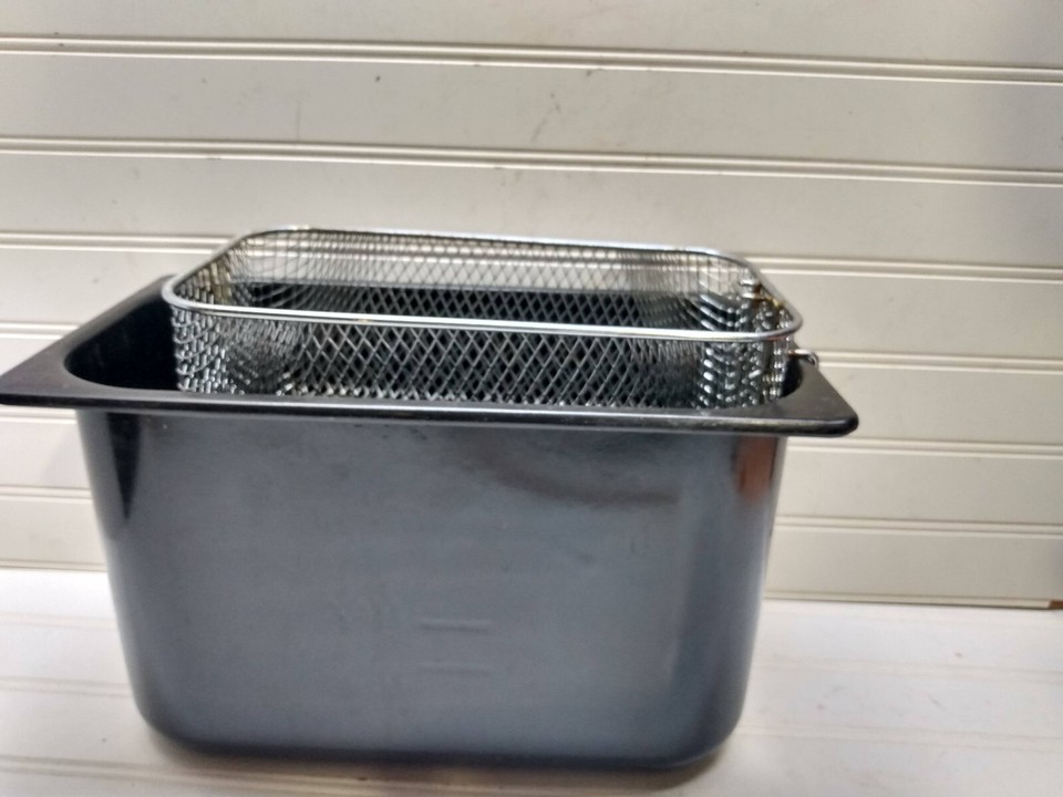 Farberware Electric Deep Fryer Insert & Stainless Steel Wire Basket 12 ...