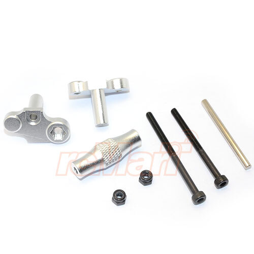 GPM Aluminum Front Chassis Holder Set Silver For Kyosho Motorcycle RC # ...