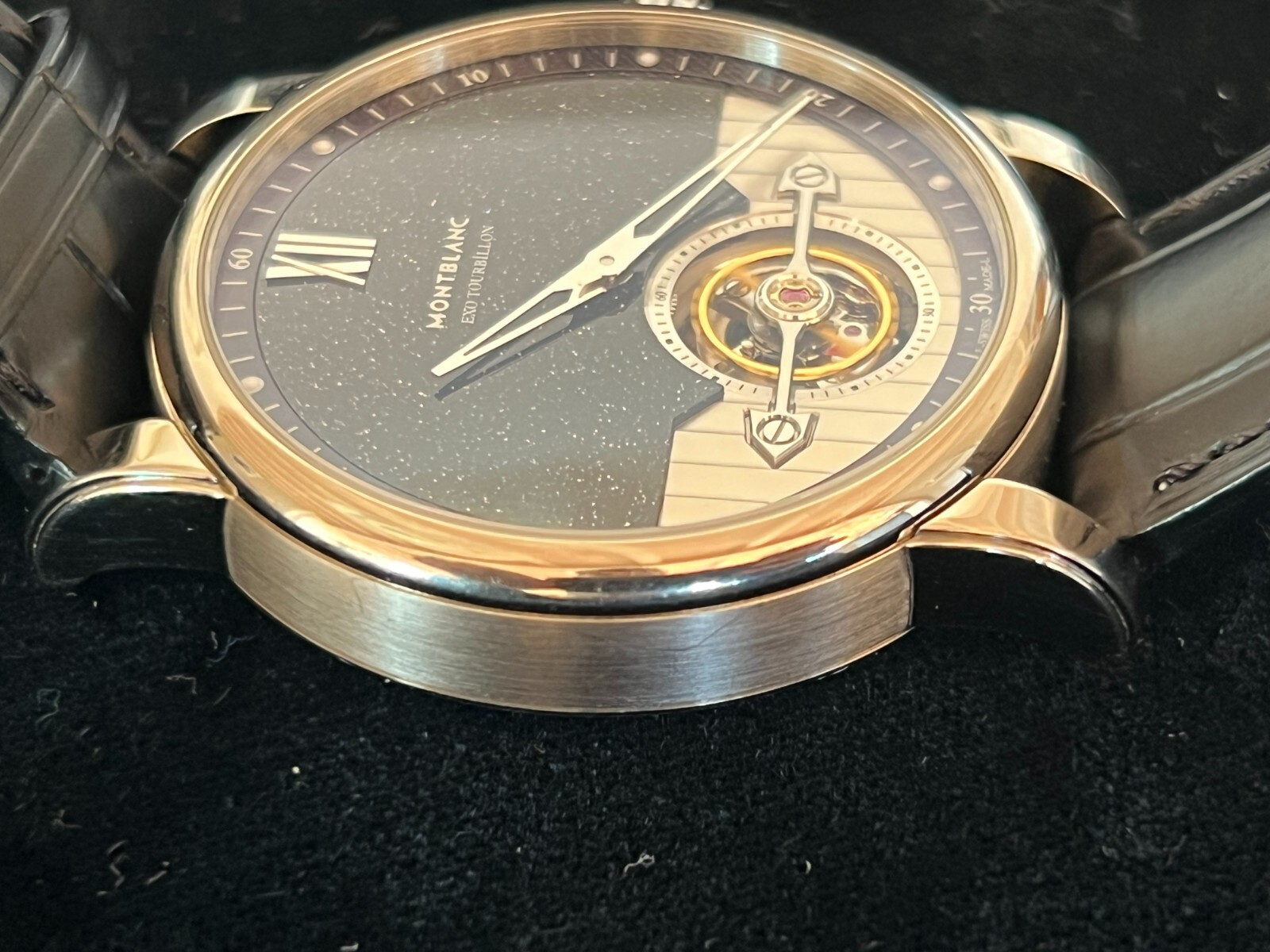 Montre Montblanc 4810 exo tourbillon Aventurine | eBay