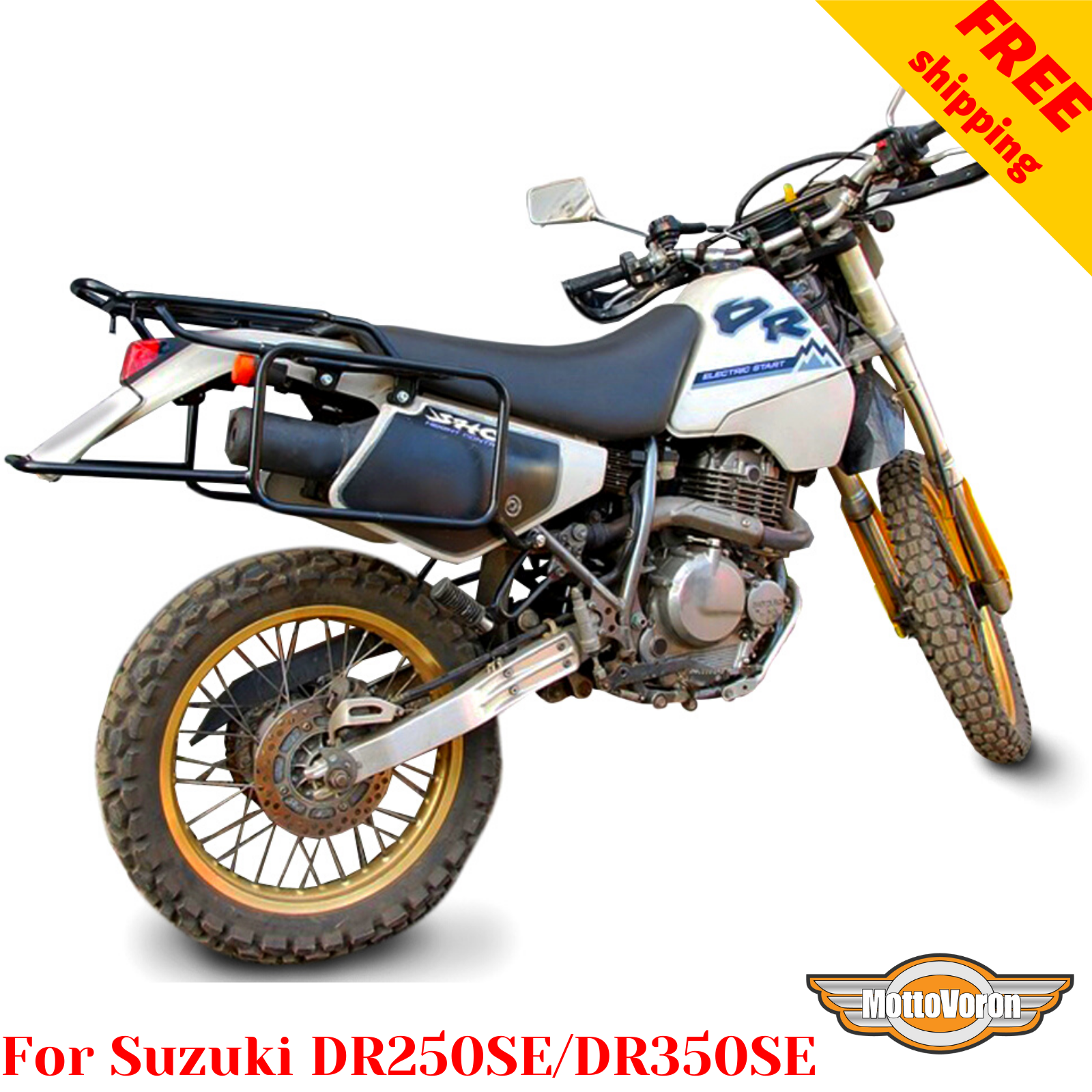 For Suzuki DR350SE Luggage rack system DR250SE pannier rack DR 350 SE ...