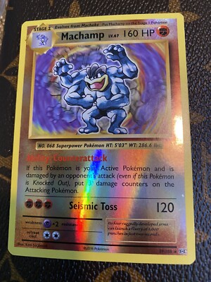 Pokemon XY Evolutions Machamp 59/108 Reverse Holo Rare - Excellent ...