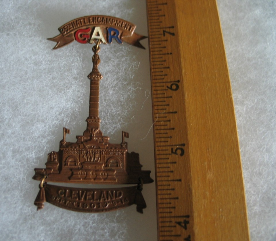 GAR Medal 35TH National Encampment Cleveland Civil War Veteran Grand ...