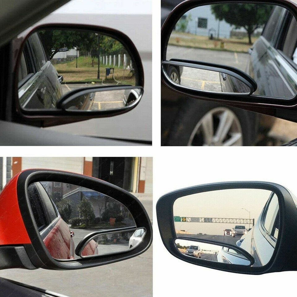 2X Blind Spot Mirror Auto 360° Wide Angle Convex Rear Side View Car ...