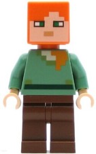 Lego - Minifigure - Minecraft - Alex - Armor - min059 / 2018 for sale ...