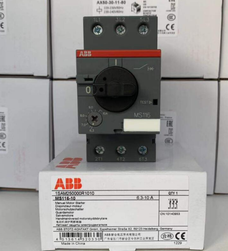 1PCS NEW ABB MS116-10 MS116 10 Manual Motor Starter 6.3-10A | eBay
