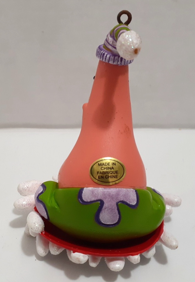 Vintage 2004 Spongebob Squarepants Patrick Star Sledding Christmas ...