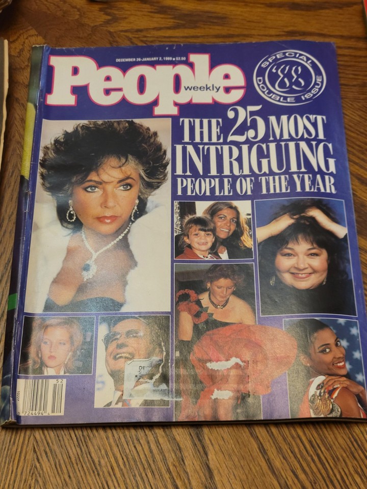 Lot Of 6 Vintage People Magazines- Most Intriguing People Of The Year ...