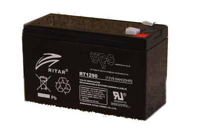 Ritar RT1290 - Sealed Lead Acid 12V 9Ah battery cell | eBay UK