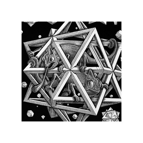 17x22 Print - M.C.Escher Stars Poster 0554 | eBay