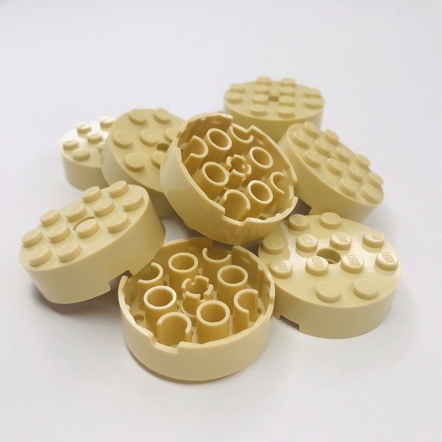 LEGO Brick Round 4x4 With Hole Black 87081 for sale online | eBay