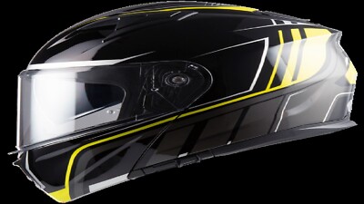 Raptor Black Titanium Yellow Xs Helmet | eBay UK